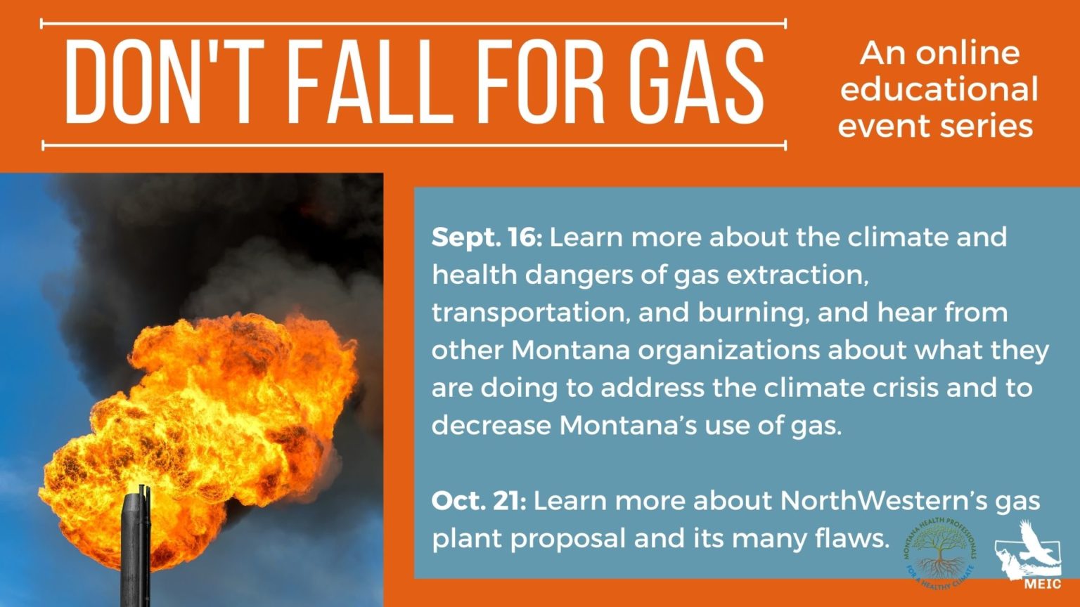 Don’t Fall For Gas event series - UPDATED - Montana Environmental ...