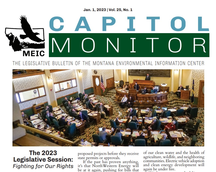 cm front page - Montana Environmental Information Center - MEIC