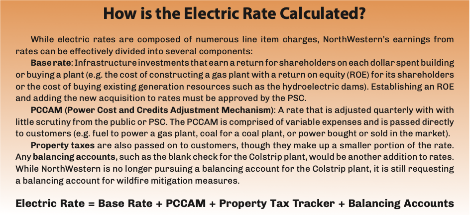 how is the electric rate calculated? - Montana Environmental ...