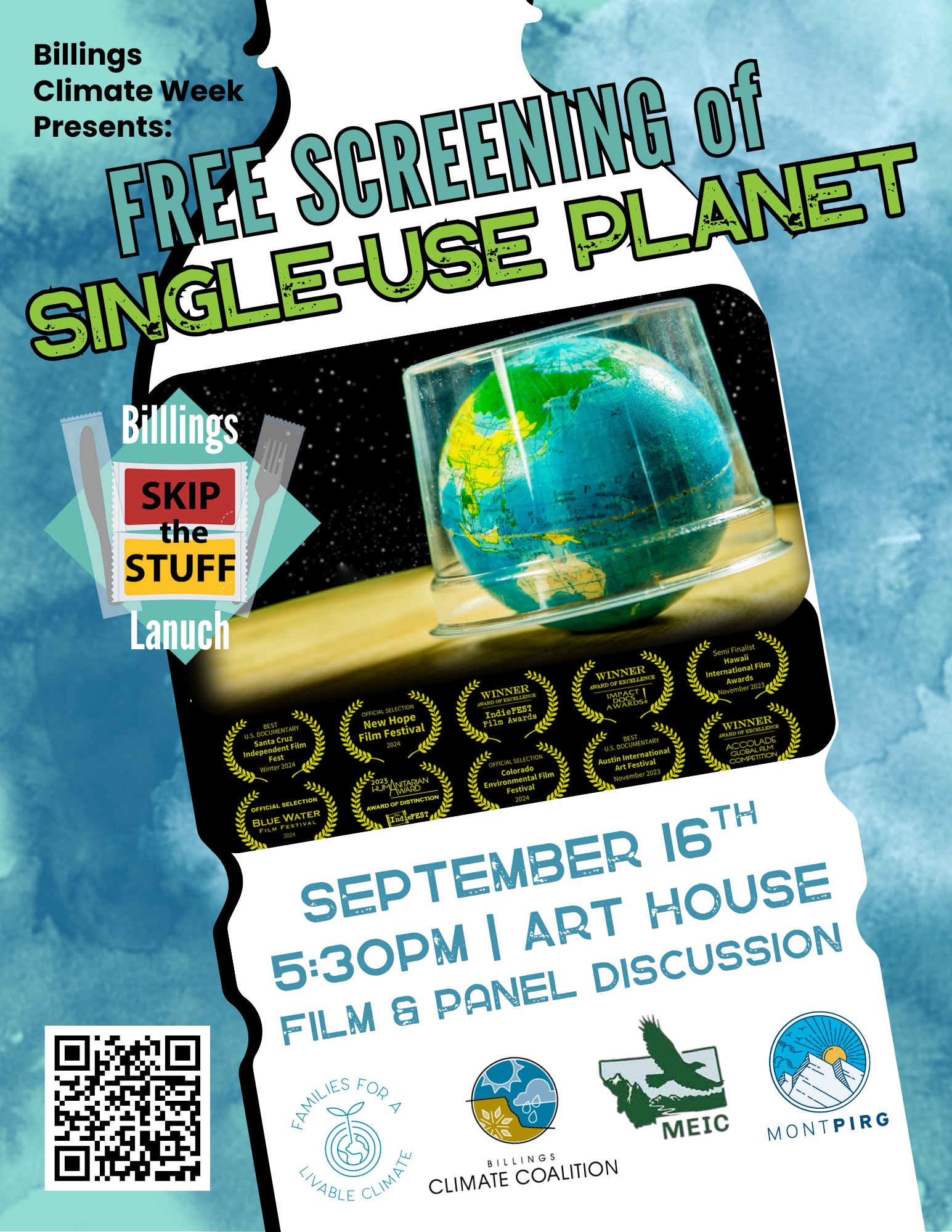 Billings Climate Week: Single-Use Planet Film Screening & Skip the ...