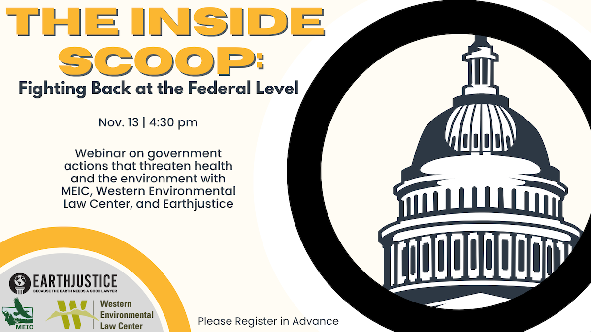The Inside Scoop: Fighting Back at the Federal Level - Montana ...